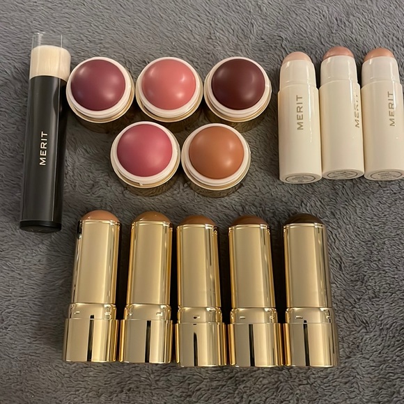 merit | Makeup | Merit Cheek Color Highlighter And Bronzer Collection ...